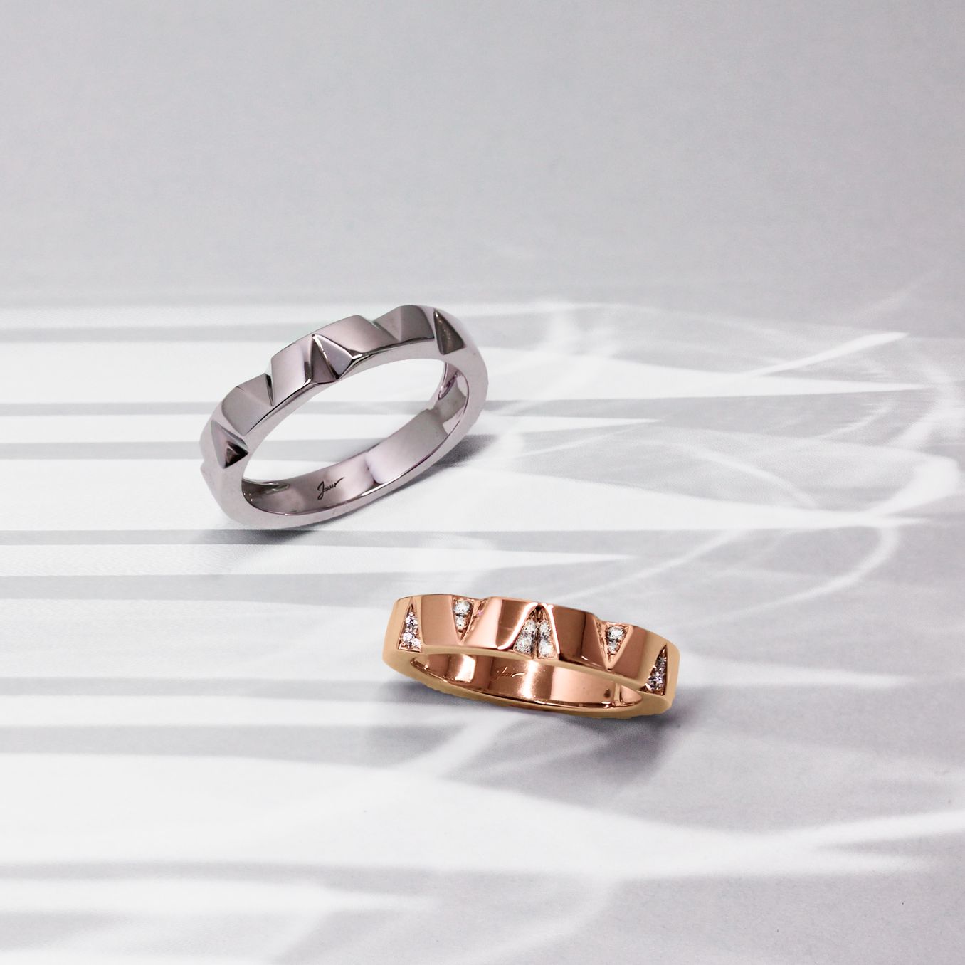 Edgy Wedding Rings