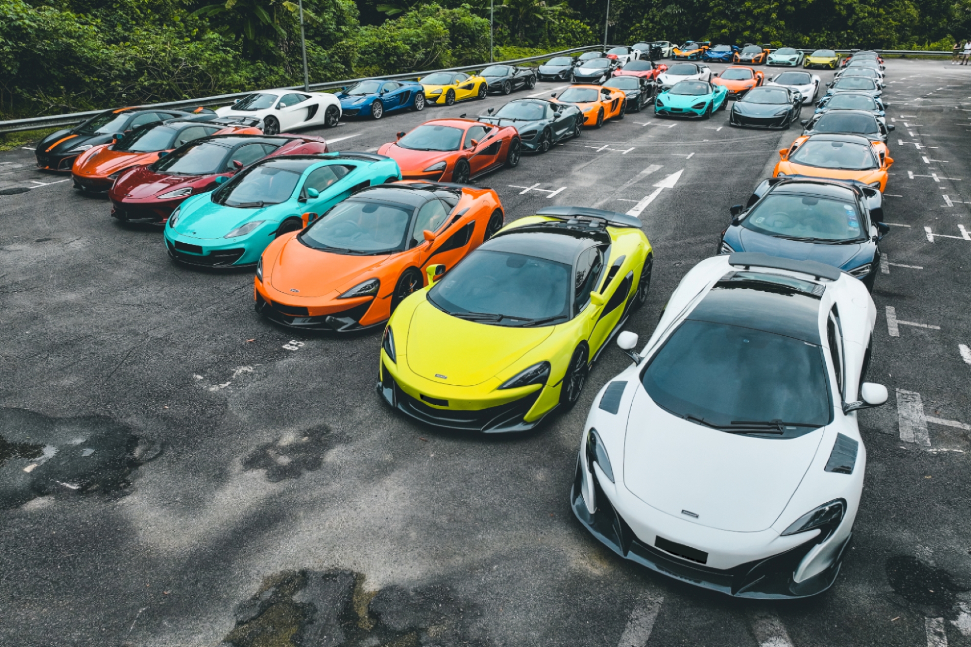 7. McLaren 60 Years Car Formation | Solitaire Magazine